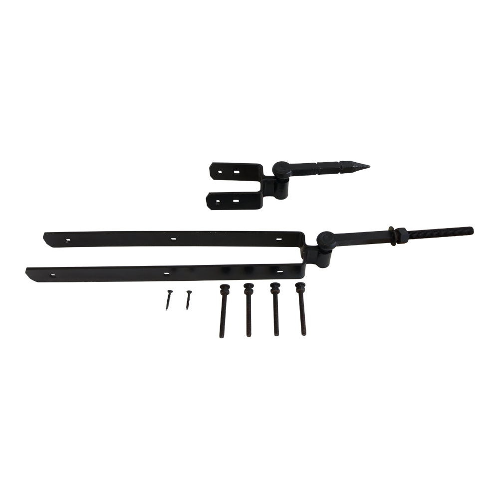 black field gate hinges
