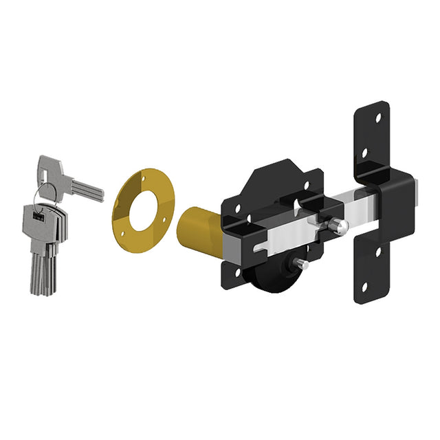Surface Mounted Rim Lock with Long Throw | HardwareSource