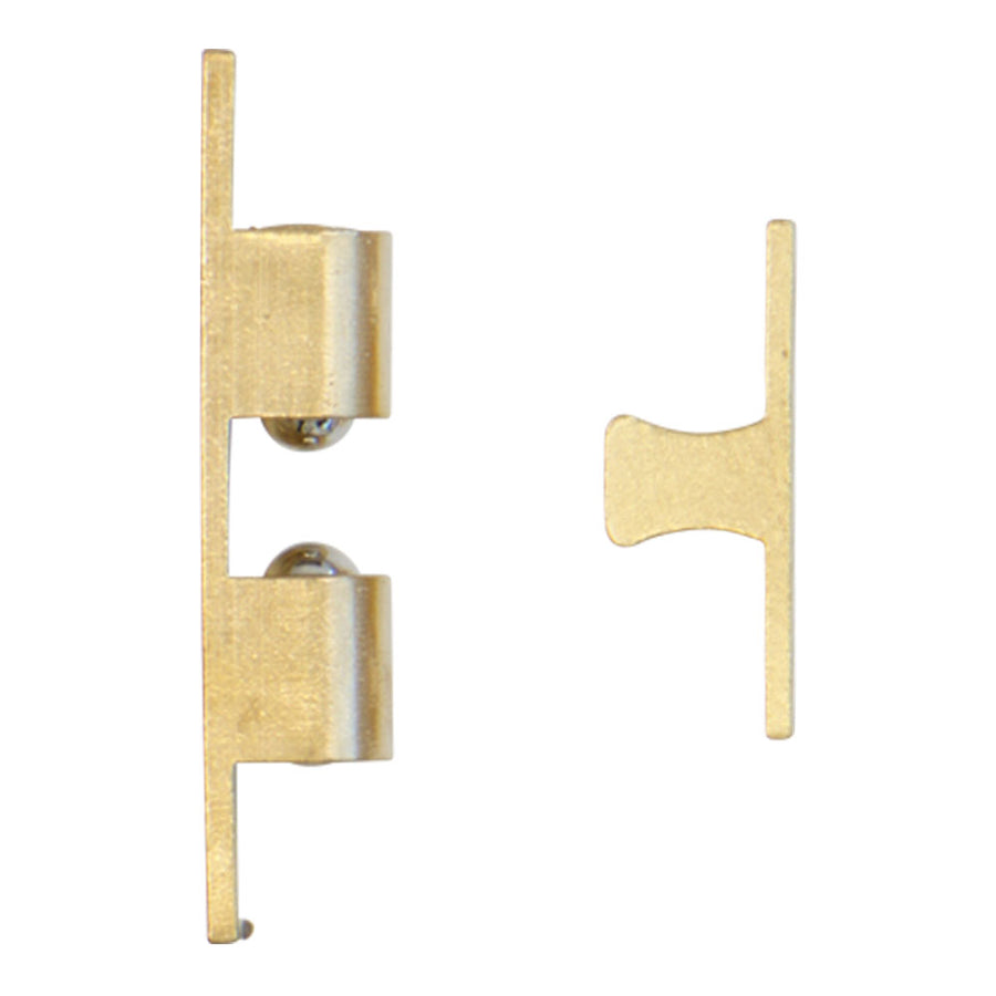 Solid Brass Double Ball Catch | Cabinet Door Ball Catch | HardwareSource
