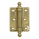 Solid Brass Spring Hinge with Ball Tips | HardwareSource