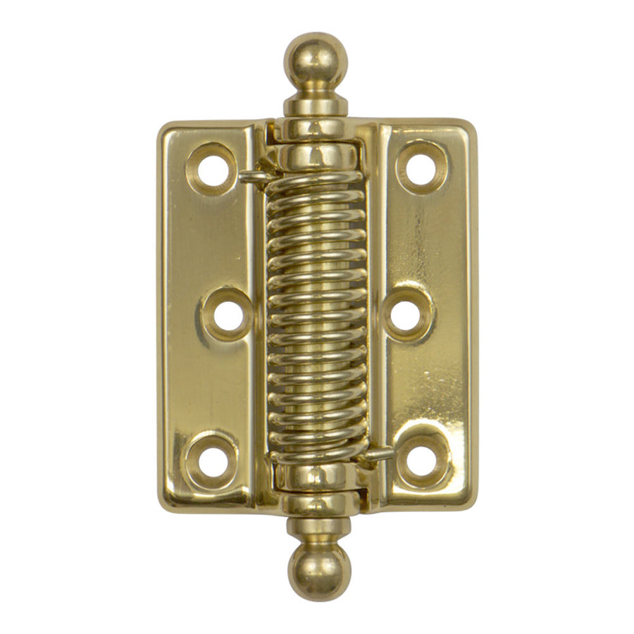 Solid Brass Spring Hinge with Ball Tips | HardwareSource
