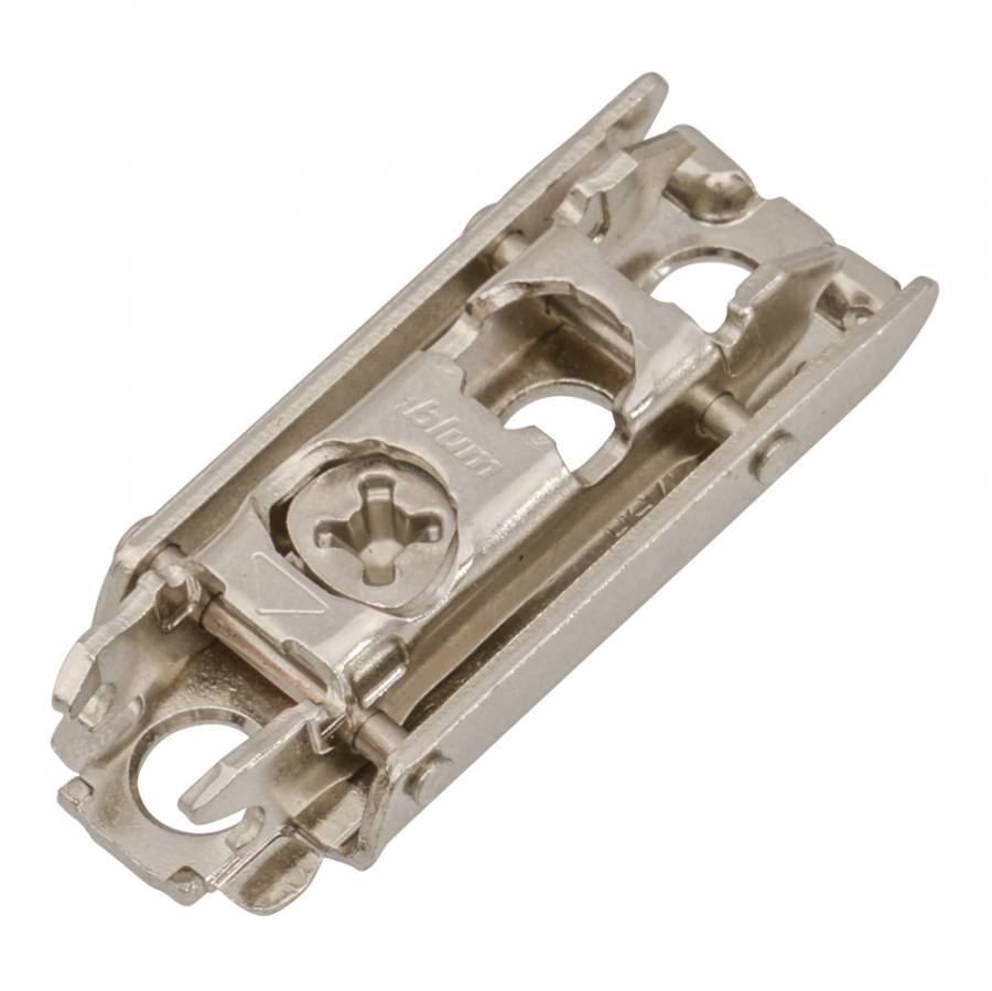 Blum In-Line Mounting Plate, Cam Adjustable | HardwareSource