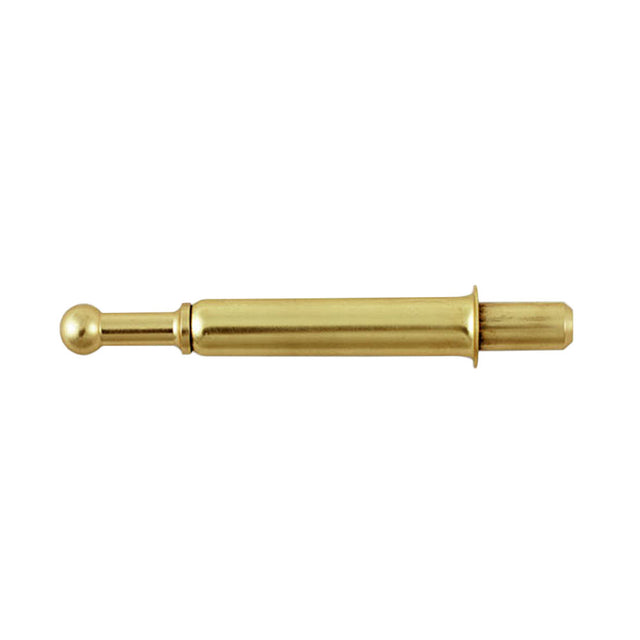Solid Brass Window Spring Bolt | HardwareSource