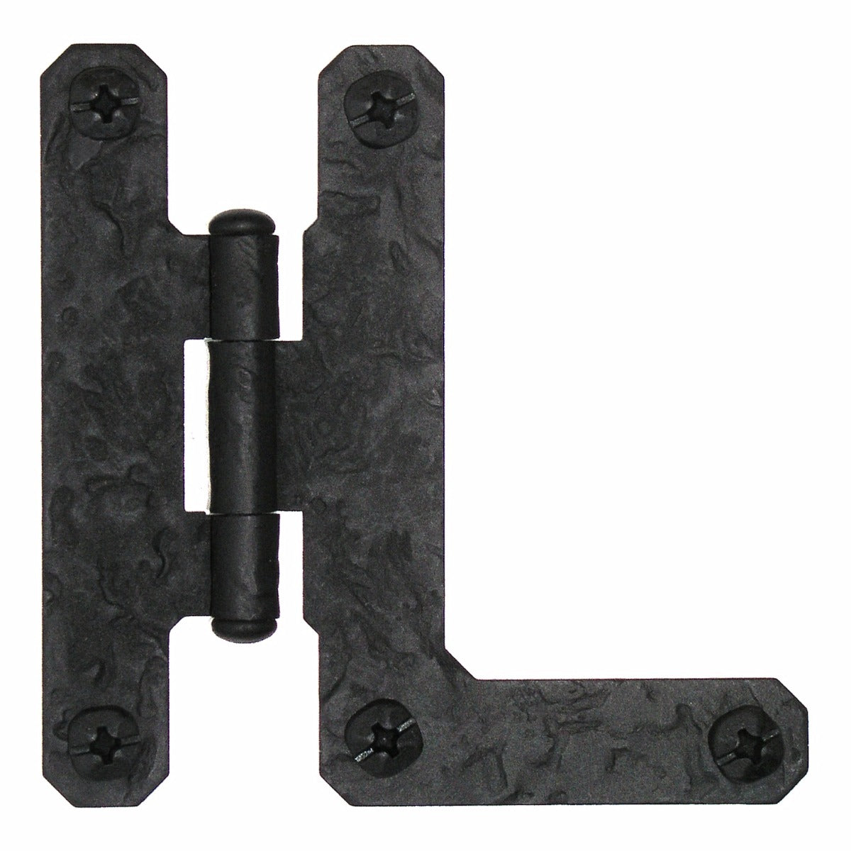 "HL" Style Black Iron Hinge | HardwareSource