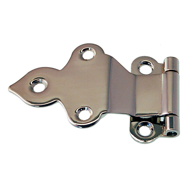 Solid Brass Surface Mount Hinge, 3/8" Offset | HardwareSource
