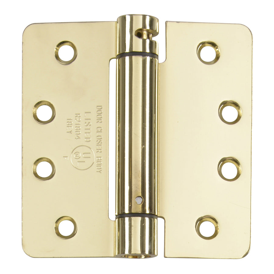 1/4" Radius Corner Spring Hinge, Builders Grade | HardwareSource