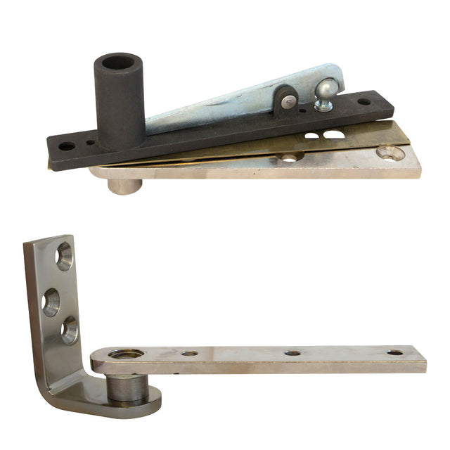 Frame Mounted Center Hung Pivot Set, 250 lbs | HardwareSource