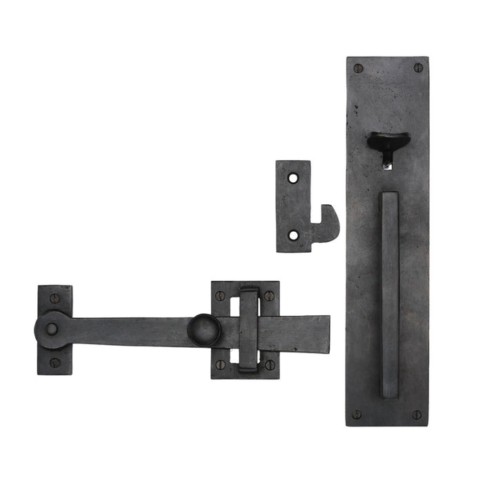 Solid Bronze Contemporary Gate Latch Dummy | HardwareSource