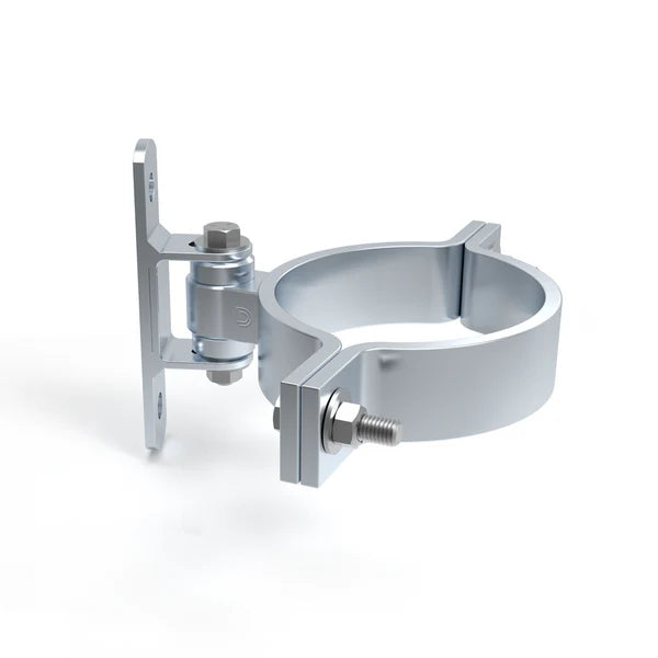 Round Post Bolt-On Pivot Hinge, 4" Model, Zinc Chromate | HardwareSource