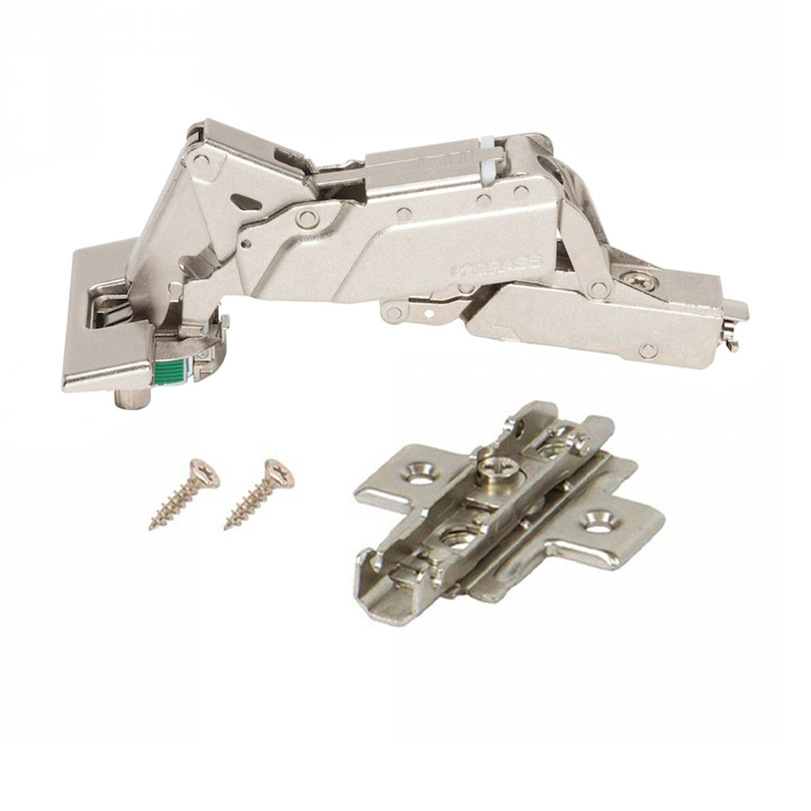 Grass Impresso Soft Close 160 Degree Hinge For Frameless Overlay Cabinets Bundle Hardwaresource