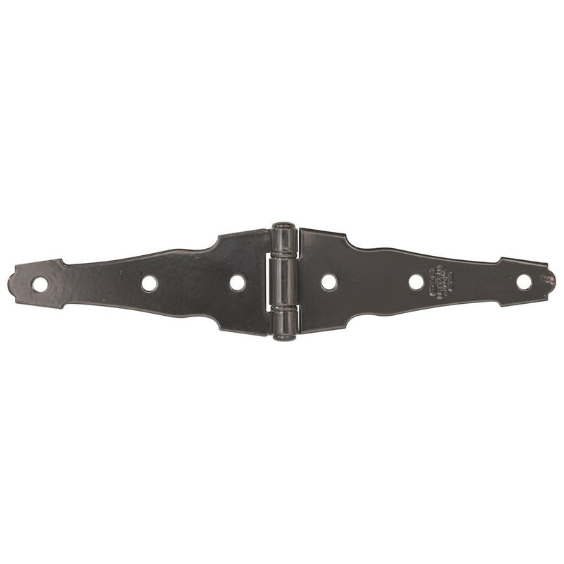 16" Black Ornamental Heavy Duty Strap Hinge | HardwareSource