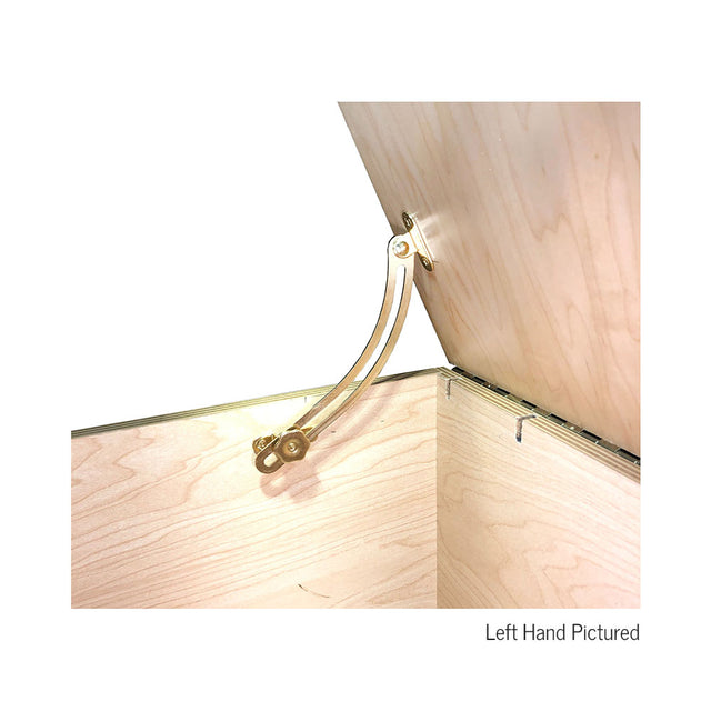 7" Curved Friction Lid Support | HardwareSource