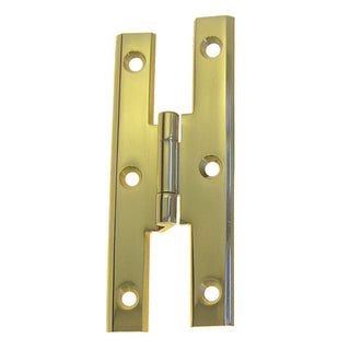Solid Brass Flush H Hinge | HardwareSource