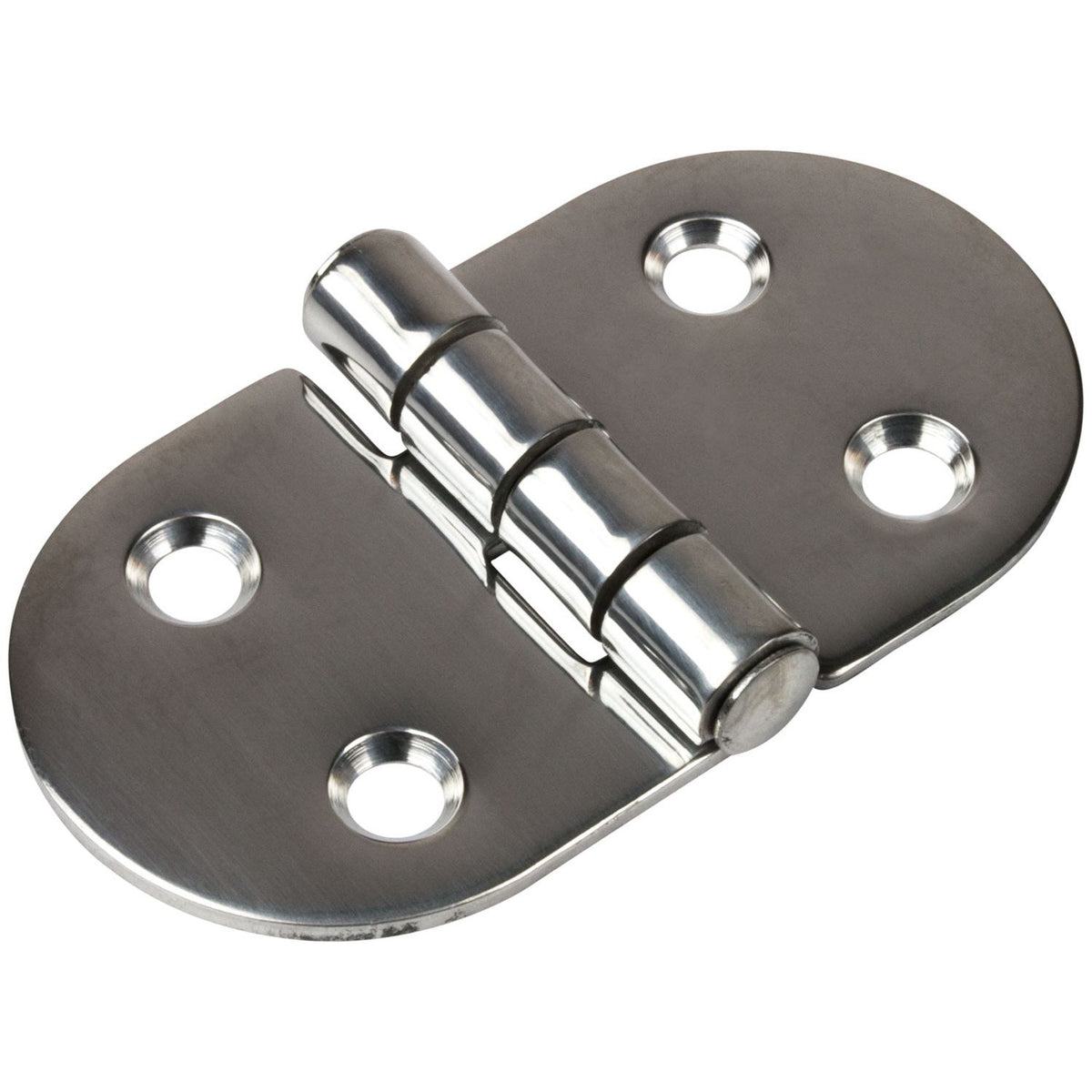 2-3/4" Round Side Stainless Steel Hinge | HardwareSource
