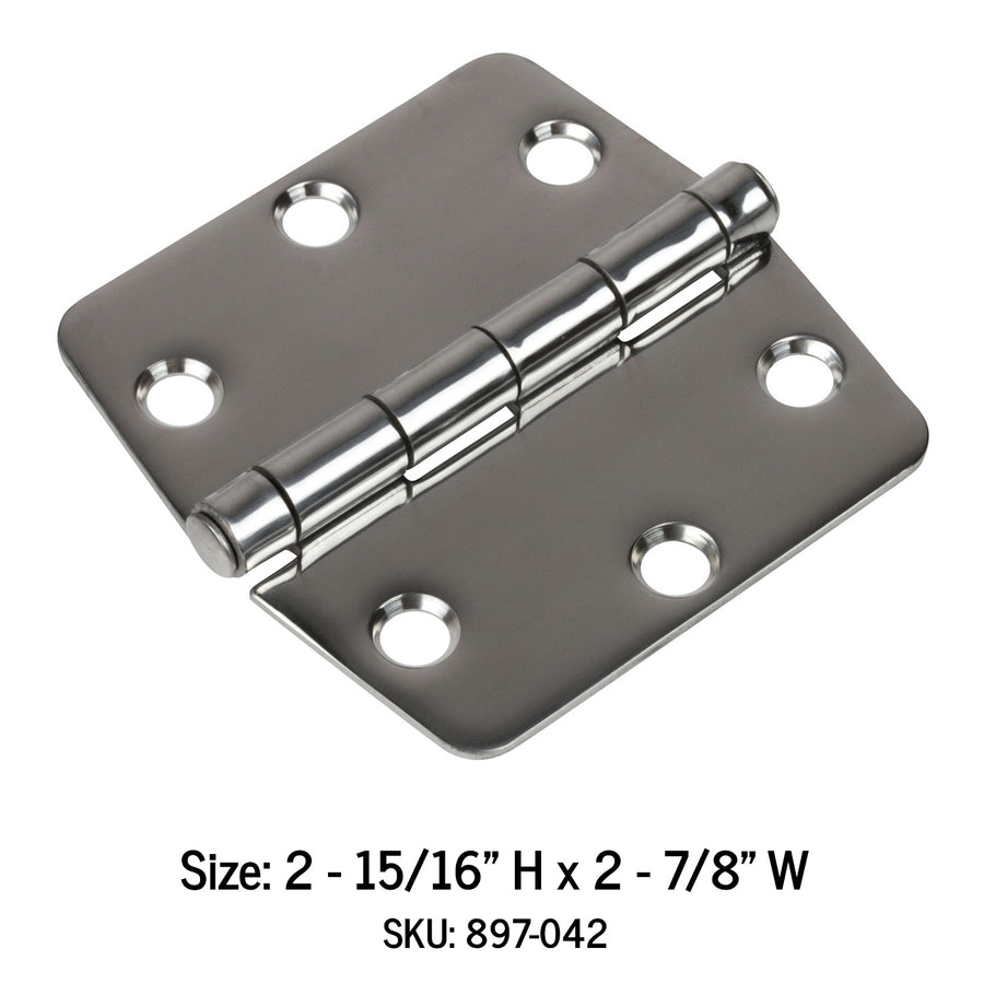 Stainless Steel Locker Hinges | HardwareSource