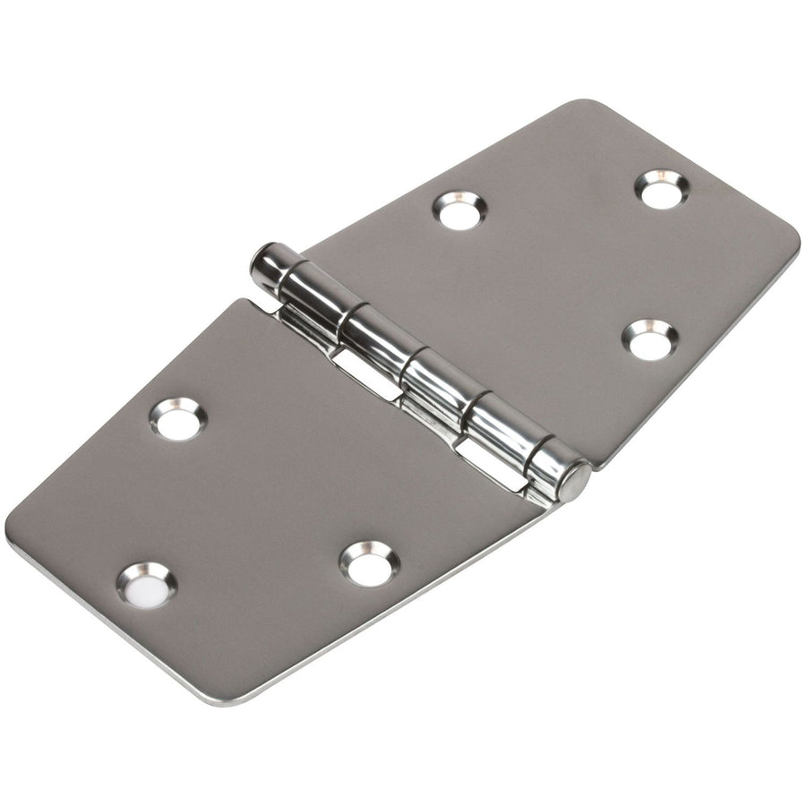 6" Wide-Body Stainless Steel Strap Hinge | HardwareSource