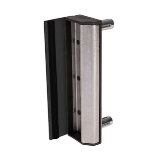 Locinox Luky Gate Lock with Mortise Cylinder, Black Swirl Handle ...